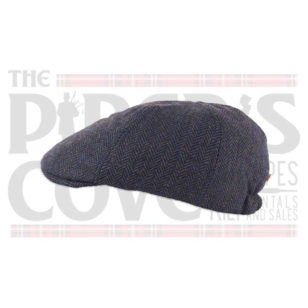 Dark Blue Tweed Cap – The Piper's Cove